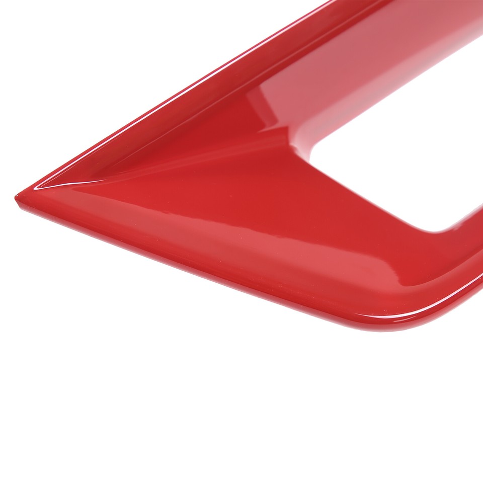 Red Front Lower Grille Air Intake Radiator Vent Trim For Corvette C7 ...