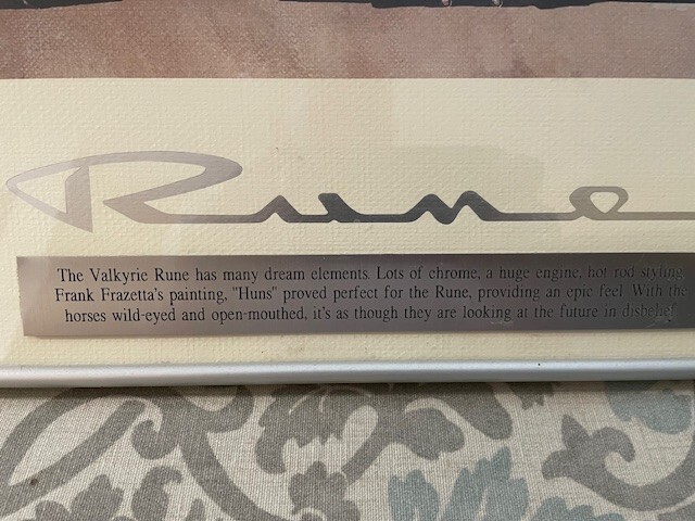 Frank Frazetta Honda dealership Valkyrie Rune 2 posters RARE | eBay