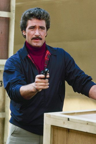 Lee Horsley 24x36 Poster pointing gun as Matt Houston | eBay