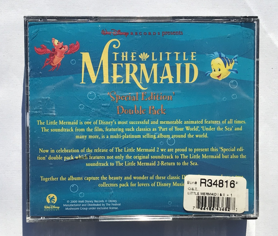 The Little Mermaid (Special Edition Double Pack) (2 CD Set) ☆NM DISCS ...