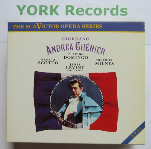 GIORDANO - Andrea Chenier LEVINE / DOMINGO / SCOTTO - Ex Con 2 CD Set ...