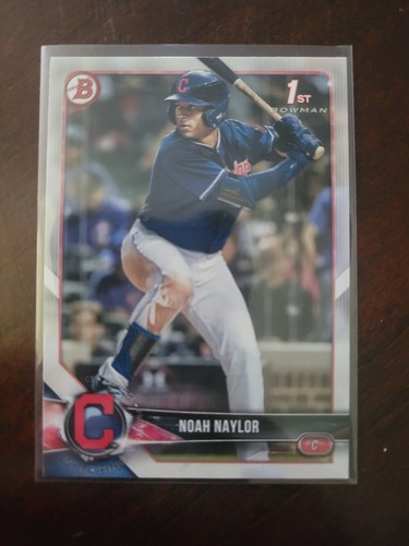 Noah Bo Naylor 2018 Bowman Draft 1st Rookie #BD-193 Cleveland Guardians ...