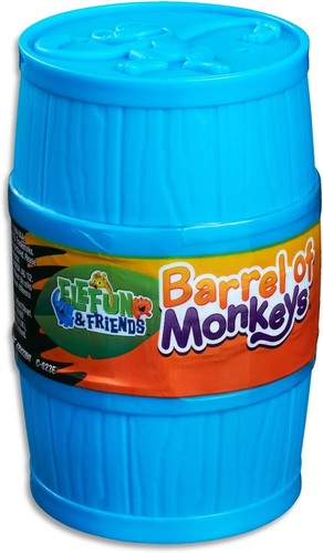 Elefun and Friends Barrel of Monkeys Game Randomly Selected Colour Toys ...