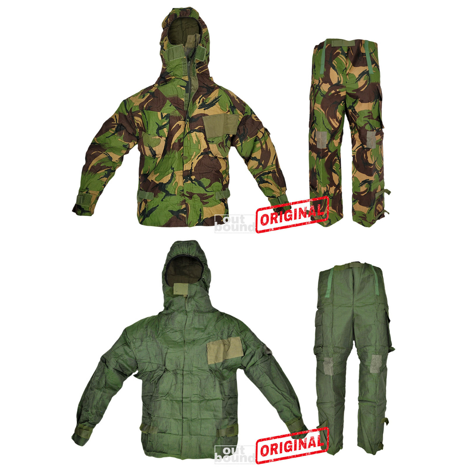 Original British Army NBC Suit Jacket Military Trouser Protection Camo ...