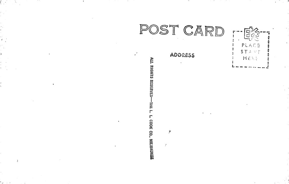 WALHALLA Michigan postcard USA RPPC Mason County Just a Mere Lake ...