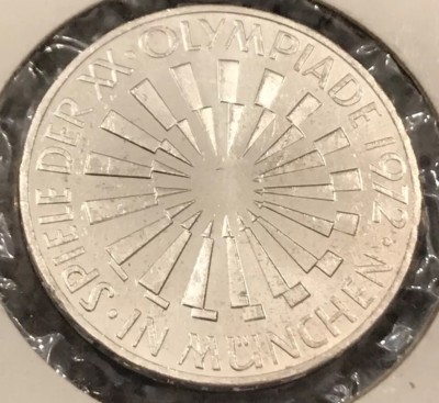German 1972 Munich Olympic 10 Mark Silver Coin | eBay