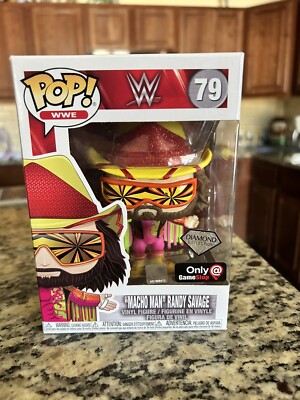 Funko Pop! Vinyl: WWE - "Macho Man" Randy Savage (Diamond Glitter ...