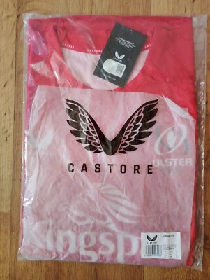 BNWT RED CASTORE ULSTER RUGBY LARGE T-SHIRT. | eBay UK