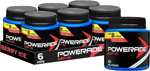 Powerade Isotonic Berry Ice Powder, 6 x 500 g | eBay