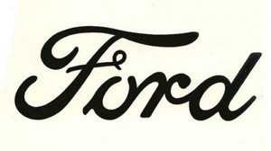 FORD Script Emblem Vinyl Decal Die Cut Sticker 4", 6", or 9" Wide Many ...