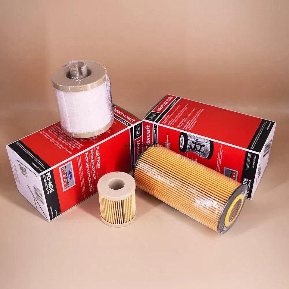 OEM Motorcraft FD4616 FL2016 Powerstroke Diesel Oil & Fuel Filter Kit ...