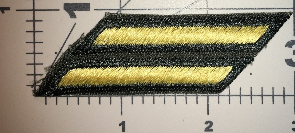 US Army Class A Hash Marks Male Service Stripes Gold Embroidered on ...