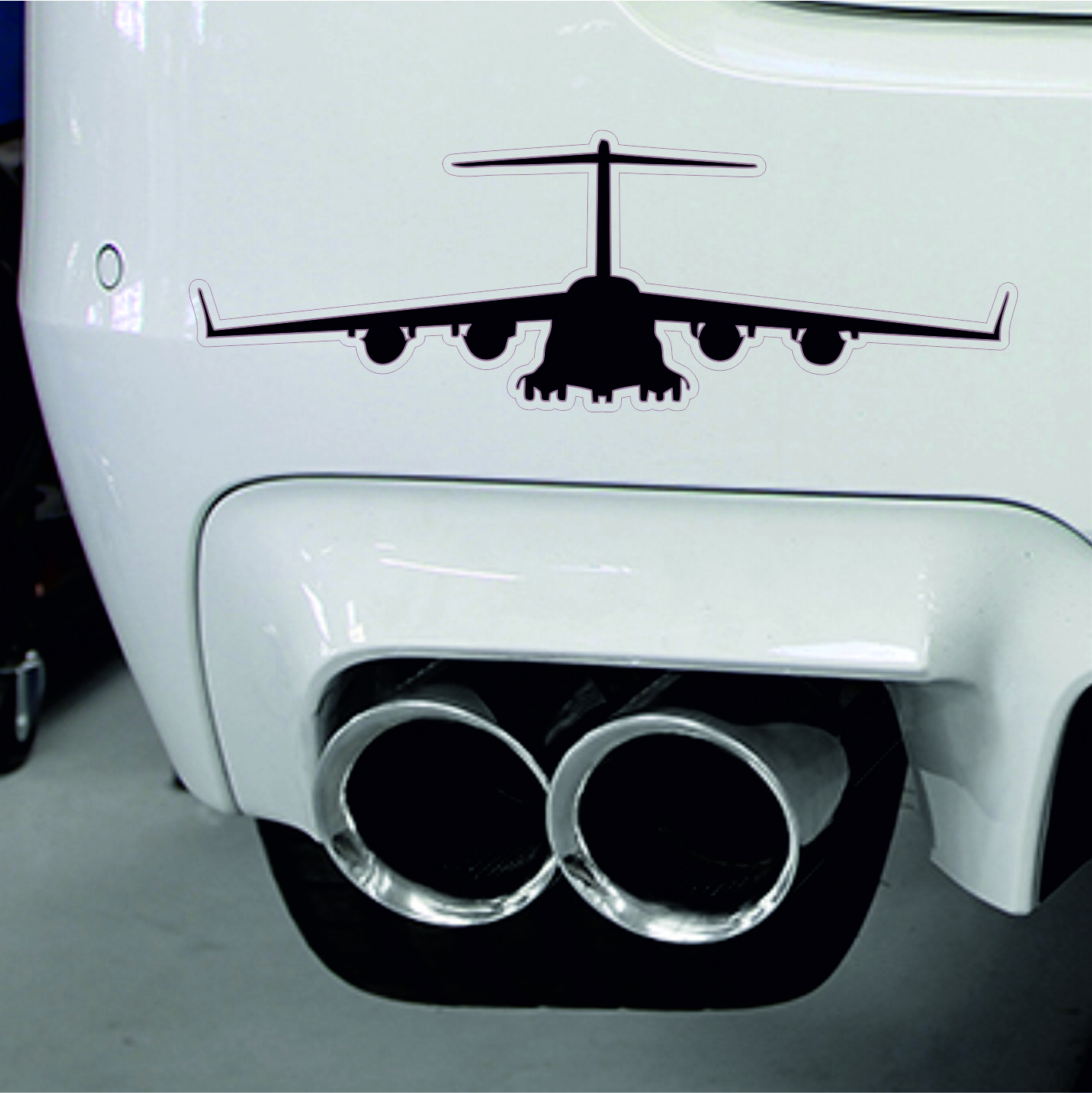 Boeing C-17 Globemaster silhouette Decal/Sticker *BBMF* USAF RAF | eBay UK