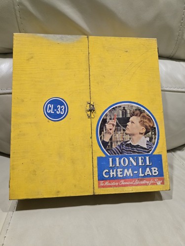 Lionel Chem-Lab CL 33 Chemistry Set Vintage, Wooden Box Included | eBay