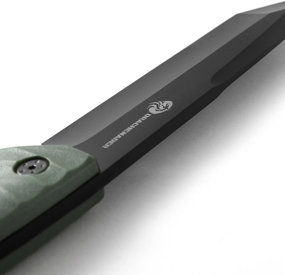 Tactical Fixed Blade Knife 5mm Full Tang Tanto Blade with Sheath for ...