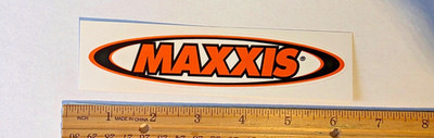 MAXXIS Tires 6" Sticker - Orange Vinyl Decal | eBay