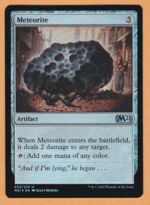 MTG: M21: Foil: Meteorite | eBay