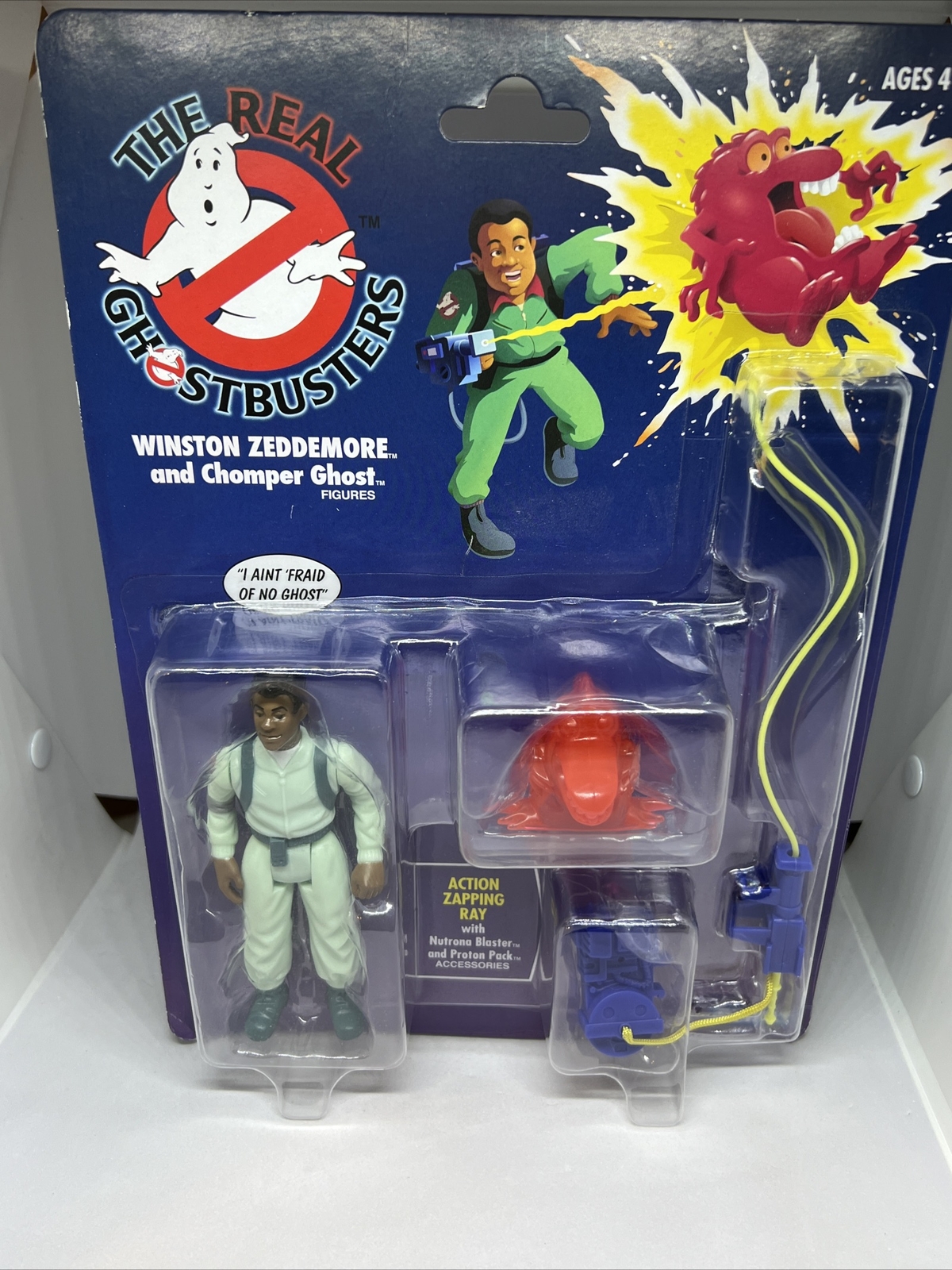 Hasbro Kenner Tribute The Real Ghostbusters Winston Zeddemore & Chomper ...