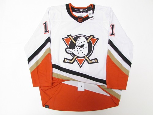 TREVOR ZEGRAS ANAHEIM DUCKS AUTHENTIC ADIDAS REVERSE RETRO 2.0 HOCKEY ...