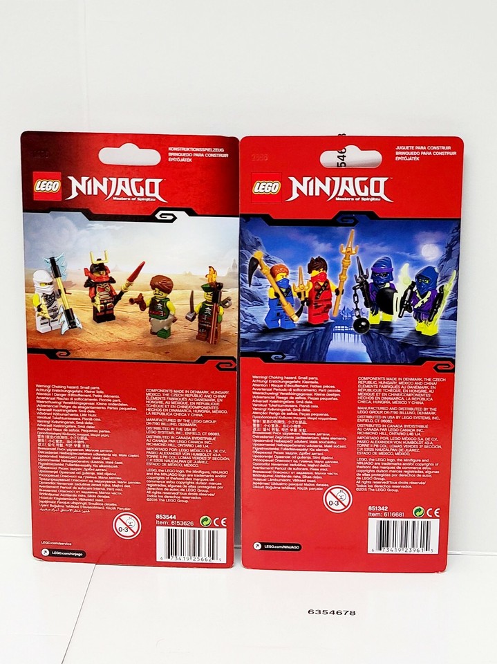 LEGO 853544 NINJAGO Accessory & 851342 Ninja Army Building Set Lot | eBay
