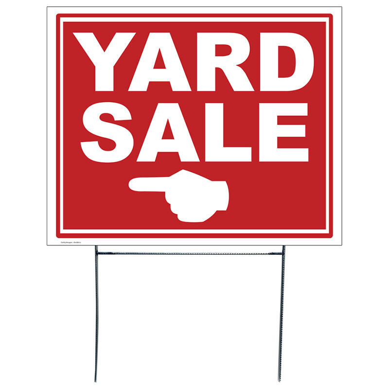 Printable Yard Sale Sign