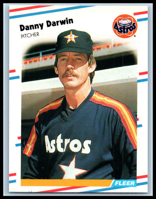 1988 Fleer Glossy Houston Astros Baseball Card #444 Danny Darwin | eBay