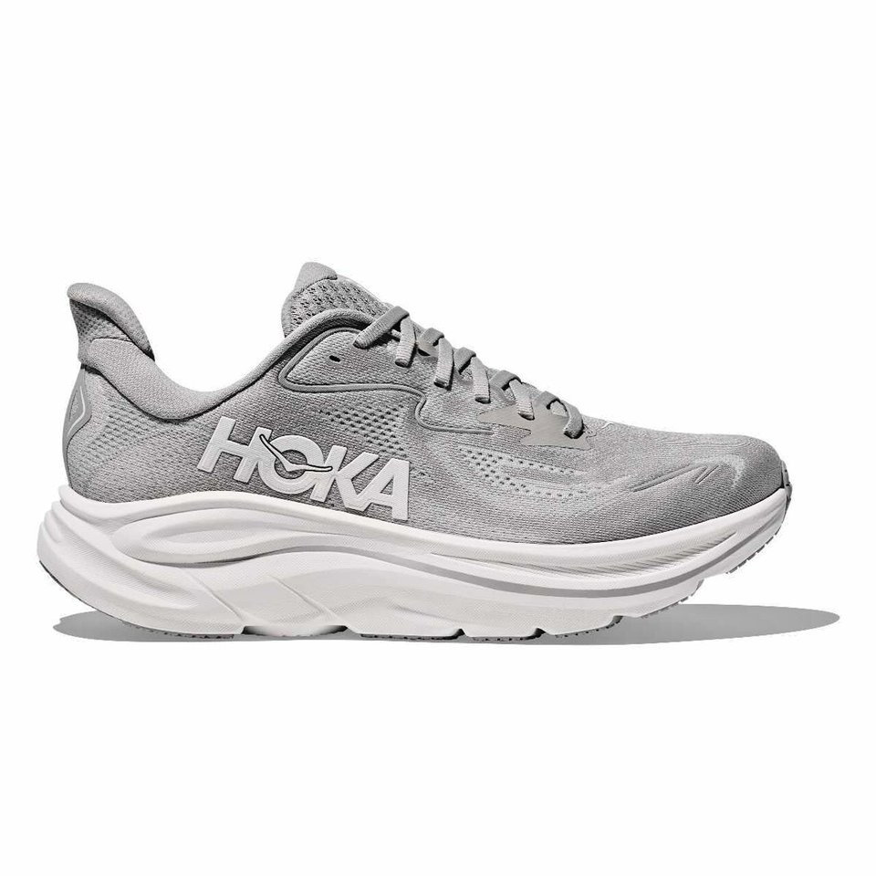 Hoka Clifton 10 Running Shoes X-Wide (4E) Gray/White Multi Size | eBay