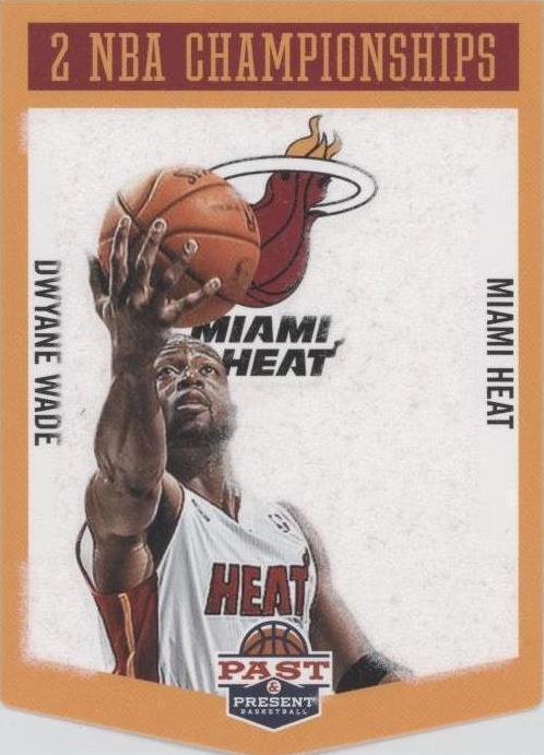 2012-13 Panini Past & Present - Winning Touch Banners Dwyane Wade #7 ...
