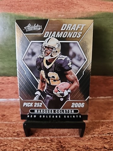 Marques Colston 2022 Panini Absolute Football Draft Diamonds #DD-4 NO ...