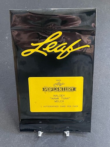 2024 LEAF POP CENTURY SEALED PACK 1 AUTO AUTOGRAPH Hawk Tuah Girl ...