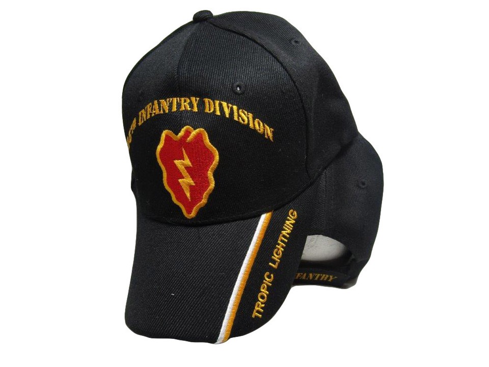 US ARMY 25TH INFANTRY DIVISION ID TROPIC LIGHTNING HAT CAP VETERAN ...