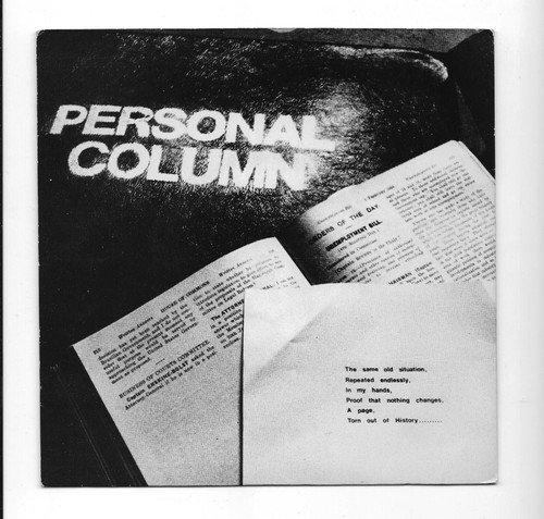PERSONAL COLUMN-The Same Old Situation-7'' 45RPM,1983. | eBay