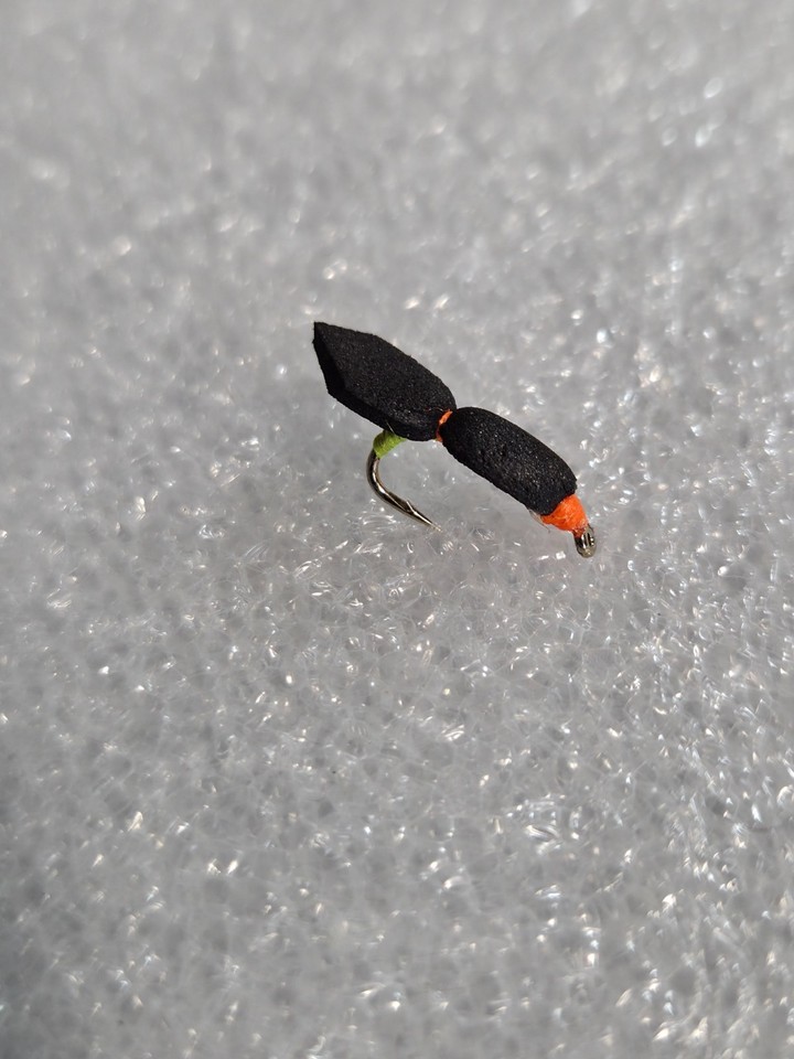 3 Black Beetle Fly Fishing Dry Trout Flies Size 12 | eBay UK