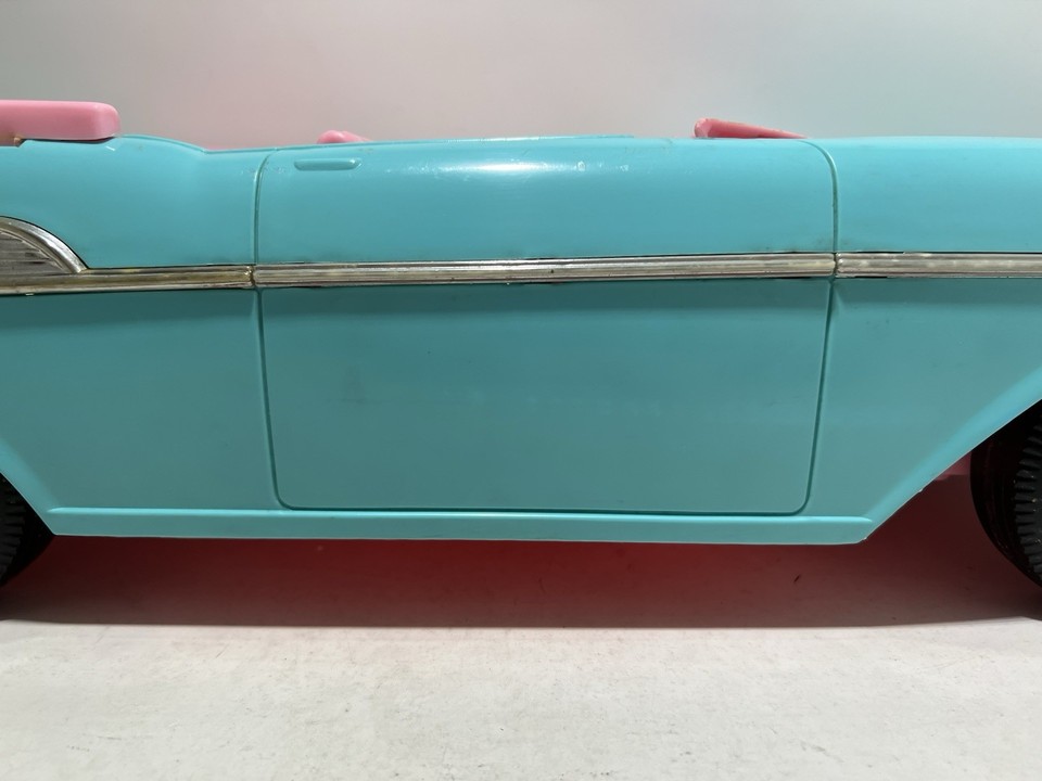 Vintage 1988 Mattel Barbie Convertible Car - 1957 Chevy Bel Air ...