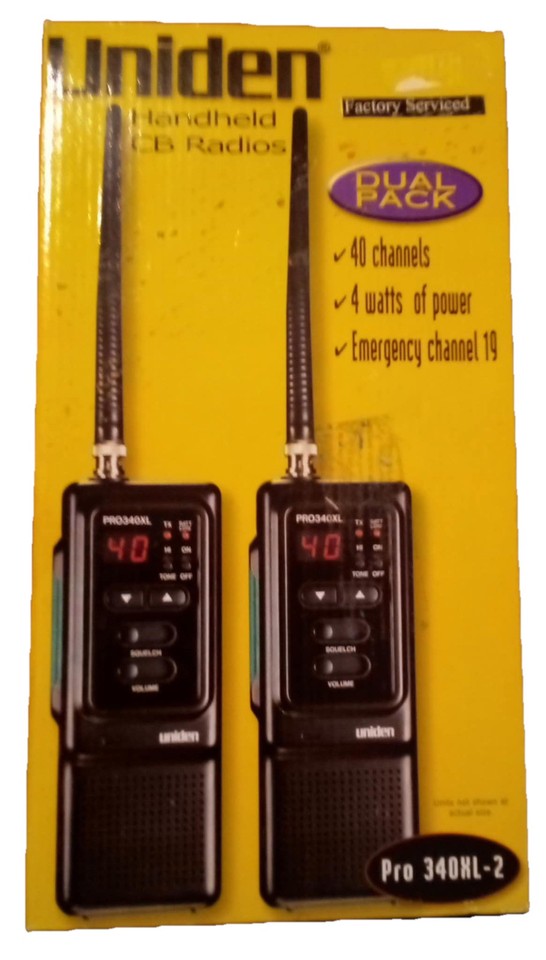 Uniden Pro-340XL-2 Handheld Portable CB Radios 40 Channel NEW IN PACKAGE | eBay
