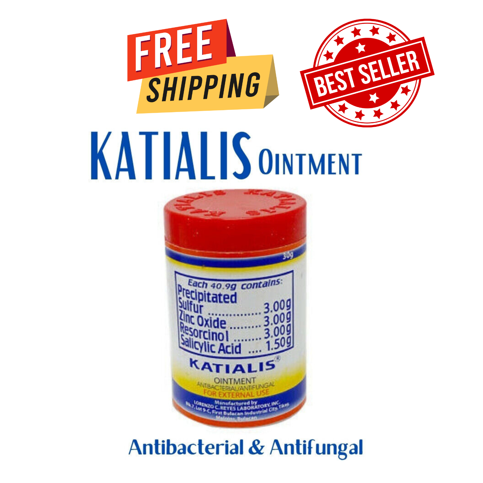 Katialis Medicated Ointment Large Jar 30grams Anti-itch Cream | eBay
