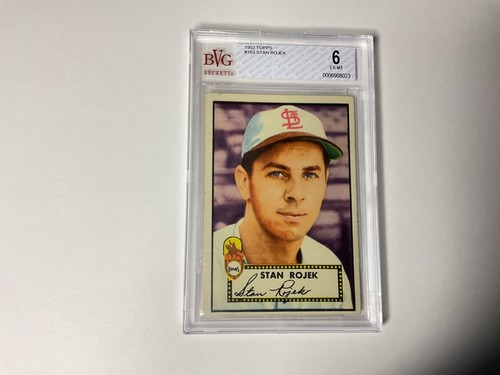 1952 TOPPS #163 STAN ROJEK BASEBALL CARD GRADED 6 | eBay
