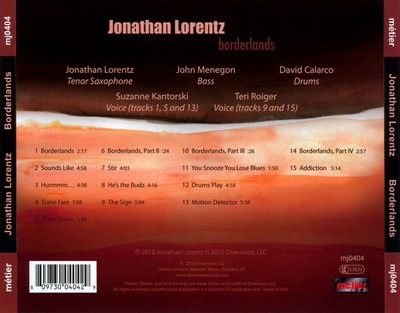 JONATHAN LORENTZ BORDERLANDS NEW CD 809730040429| eBay