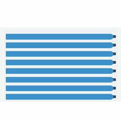 10 x Pull Tabs Stretch Release Adhesive Strips for LCD Screen Panel ...