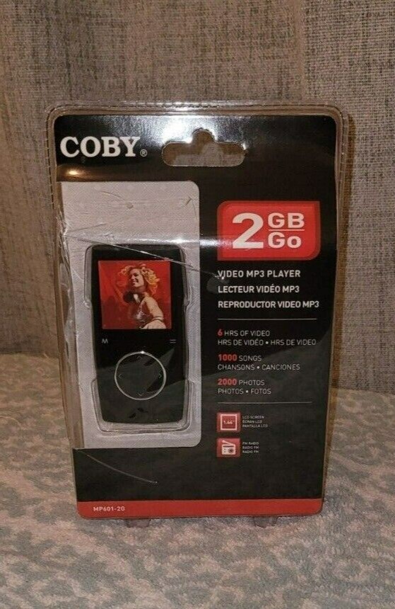 Coby MP601 Black (2 GB) Digital Media Player for sale online | eBay