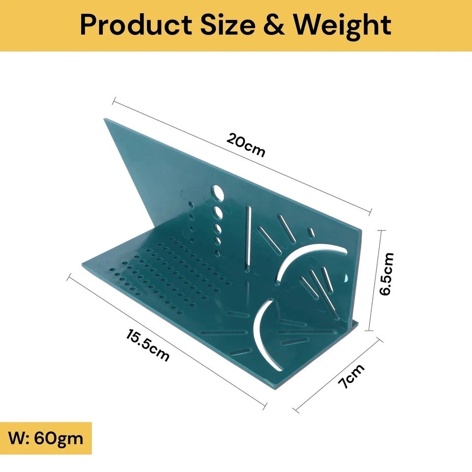 Woodworking Square Size Measure Ruler 360 Degree 3D Mitre Angle Measuring . | eBay Australia