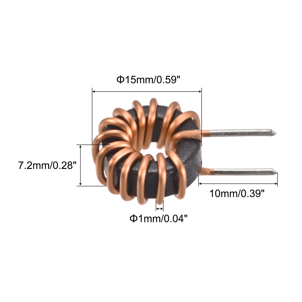 5Pack Toroid Inductance Copper Coil Magnetic Inductor 10uH 7A | eBay UK