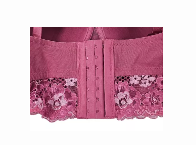 Adored by Adore Me Womens Bra Payal Longline Pink Floral Lace NEW | eBay