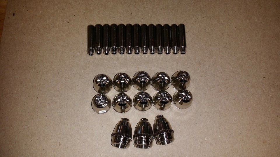 Colossal Tech CUT50F & CUT50DF Plasma Cutter Consumables 13 electrodes ...