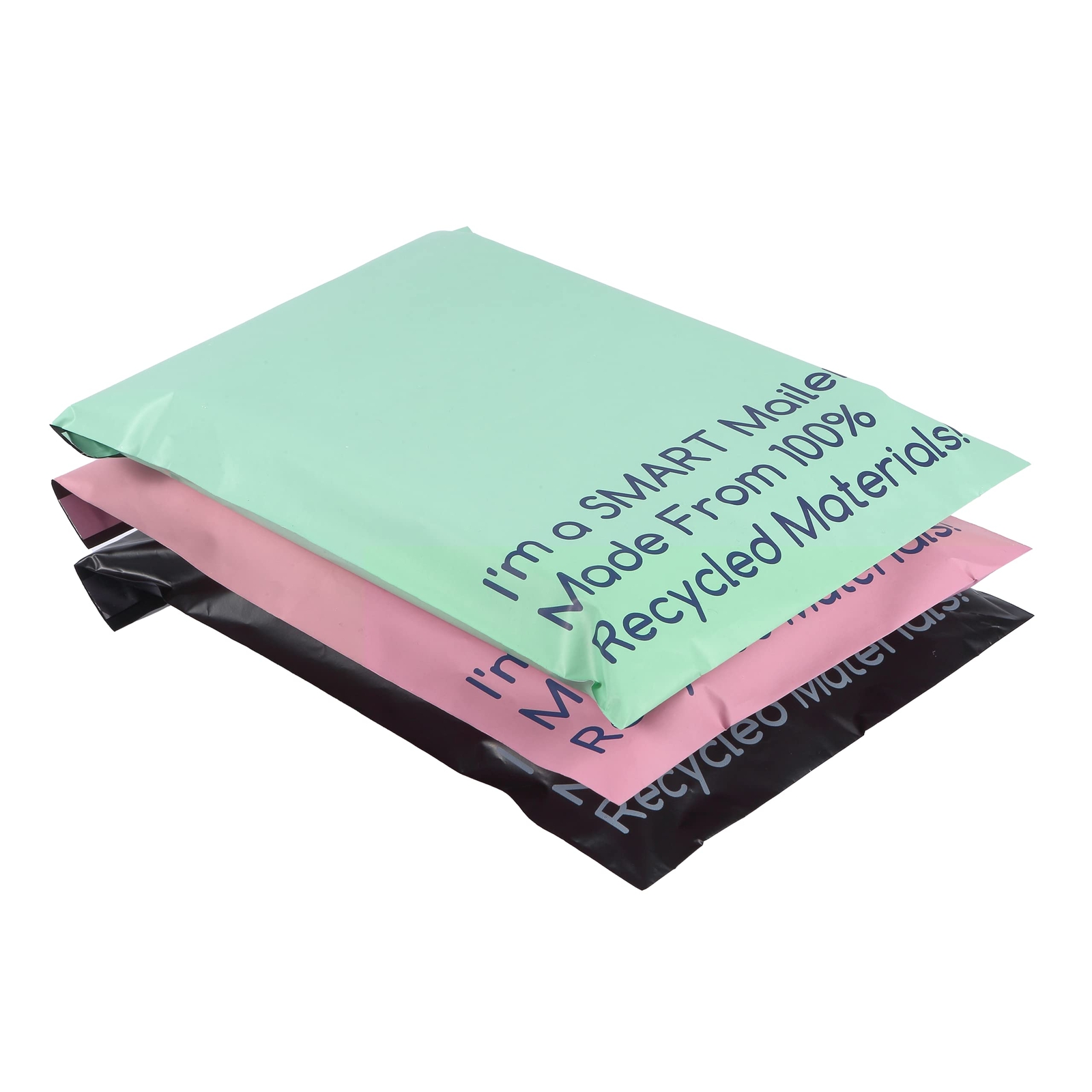 300 Count, 10x13 inch 100% Recycled Poly Mailers Eco Friendly Packaging ...