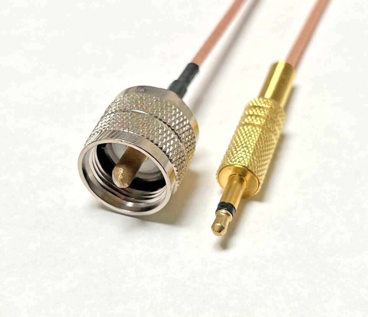 PL-259 UHF Male to 3.5mm TS 1/8 Male ACI100 Coax Cable 50 ohm Pick ...