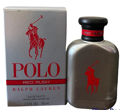 *2018 - Polo Red Rush by Ralph Lauren 2.5 oz / 75ml EDT Spray Men ...