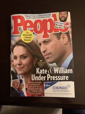 PEOPLE MAGAZINE February 20 2023 Issue Label Cut Out | eBay