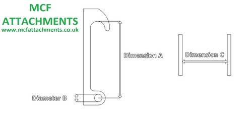 KRAMER HD WELD ON BRACKETS LOADER TELEHANDLER TRACTOR JOHN DEERE JCB ...
