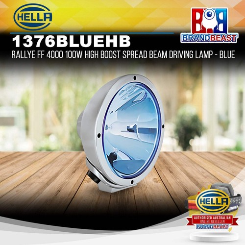 Hella 1376BLUEHB Rallye FF 4000 100W High Boost Spread Beam Driving ...